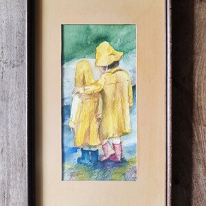 Vintage Watercolor Painting by Jeanie Stringfellow Original - Etsy