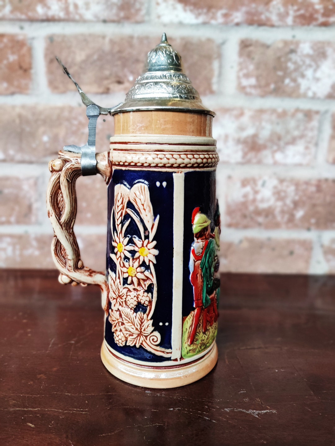 Vintage German Beer Stein German Pottery German Beer Mugs - Etsy
