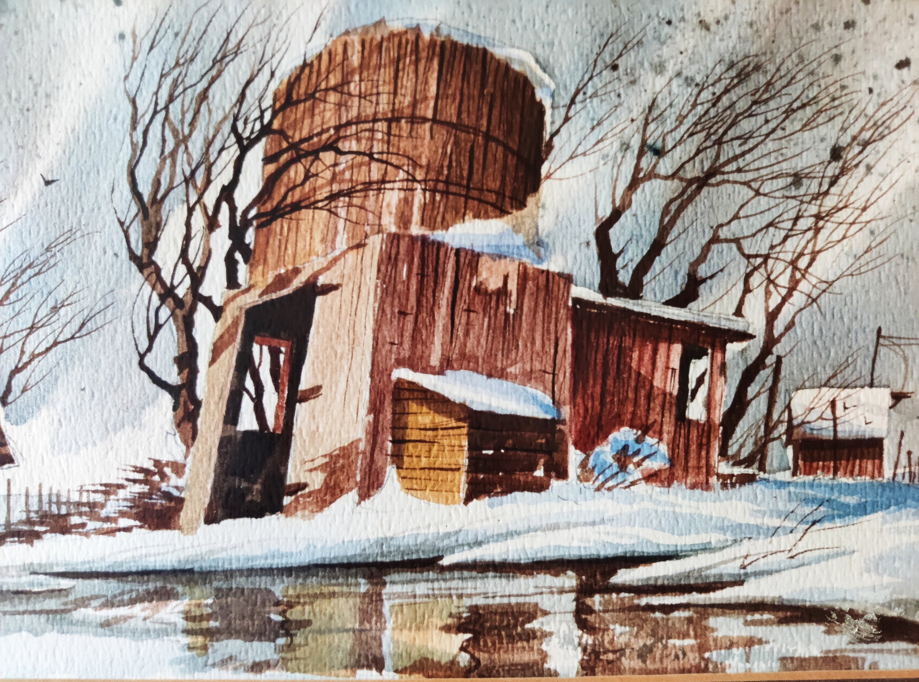 Michael C Mccullough Watercolor Painting Original Art Michael - Etsy