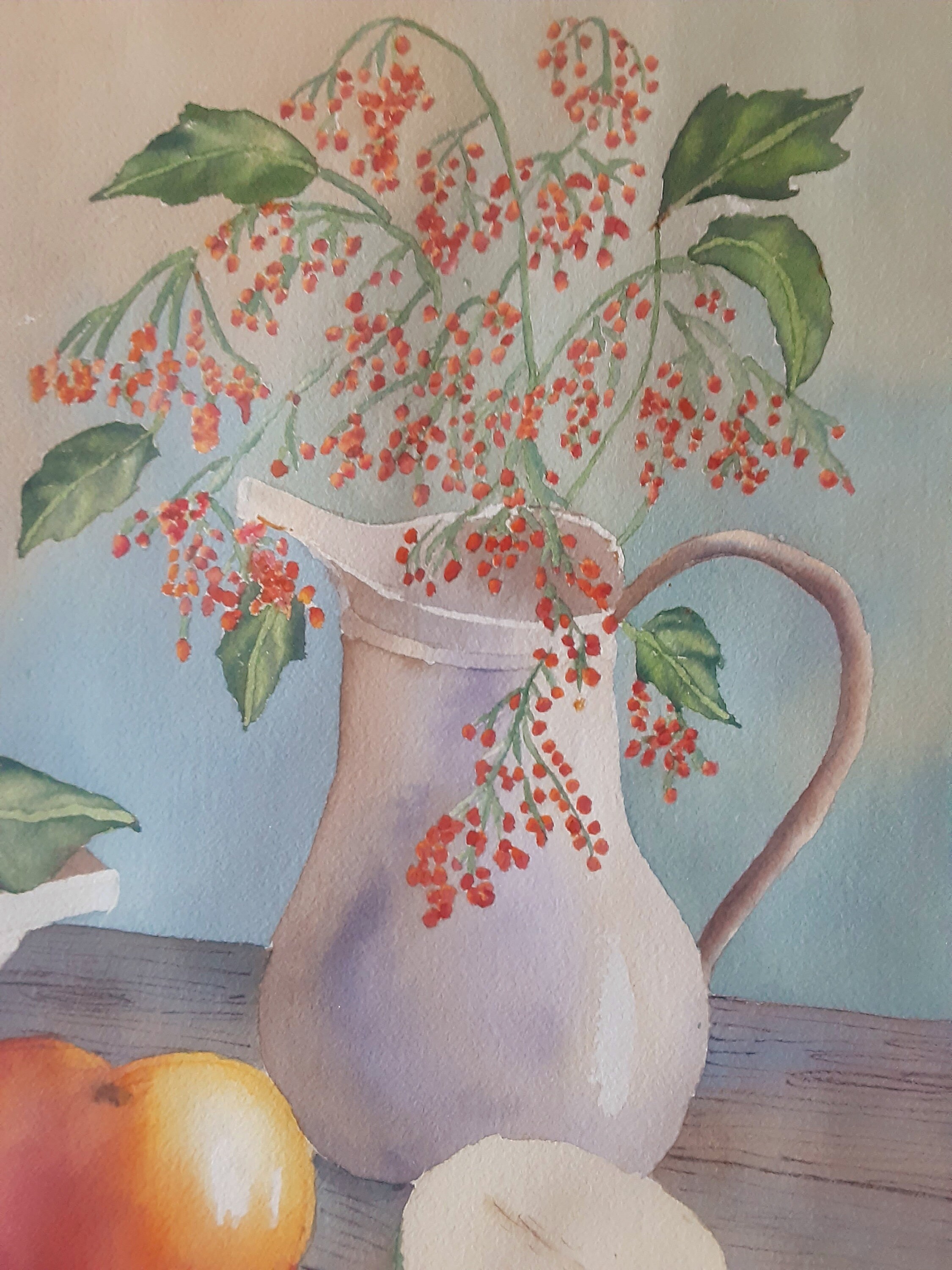 Still Life Watercolor Painting by Maria Victoria Original Art - Etsy