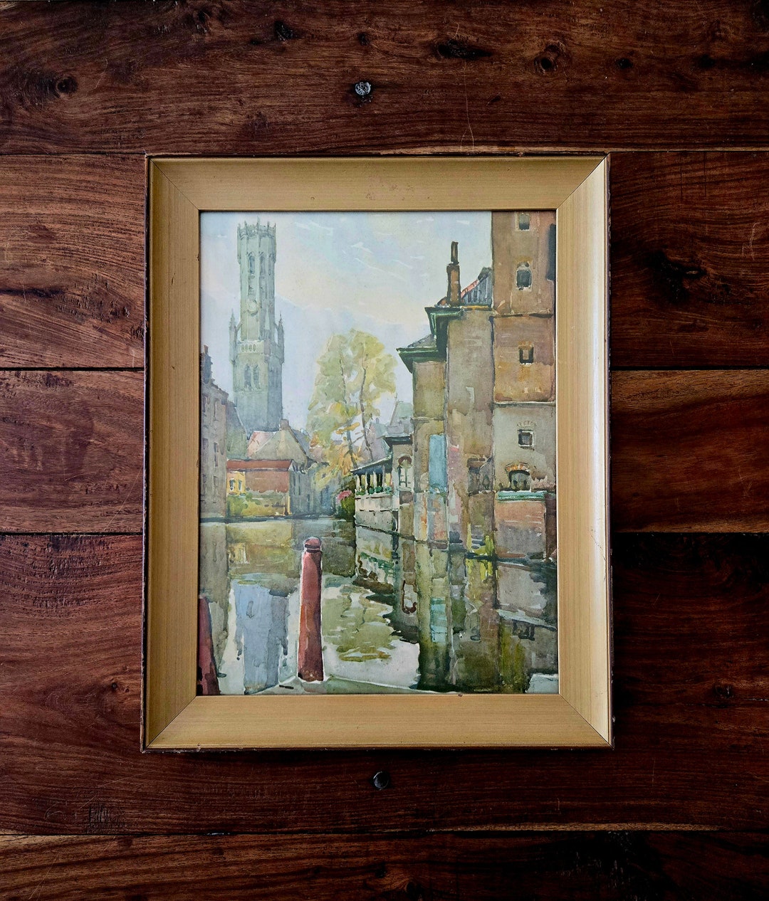 Antique Lithograph by Nicolas Markovitch French Art Bell Tower at ...