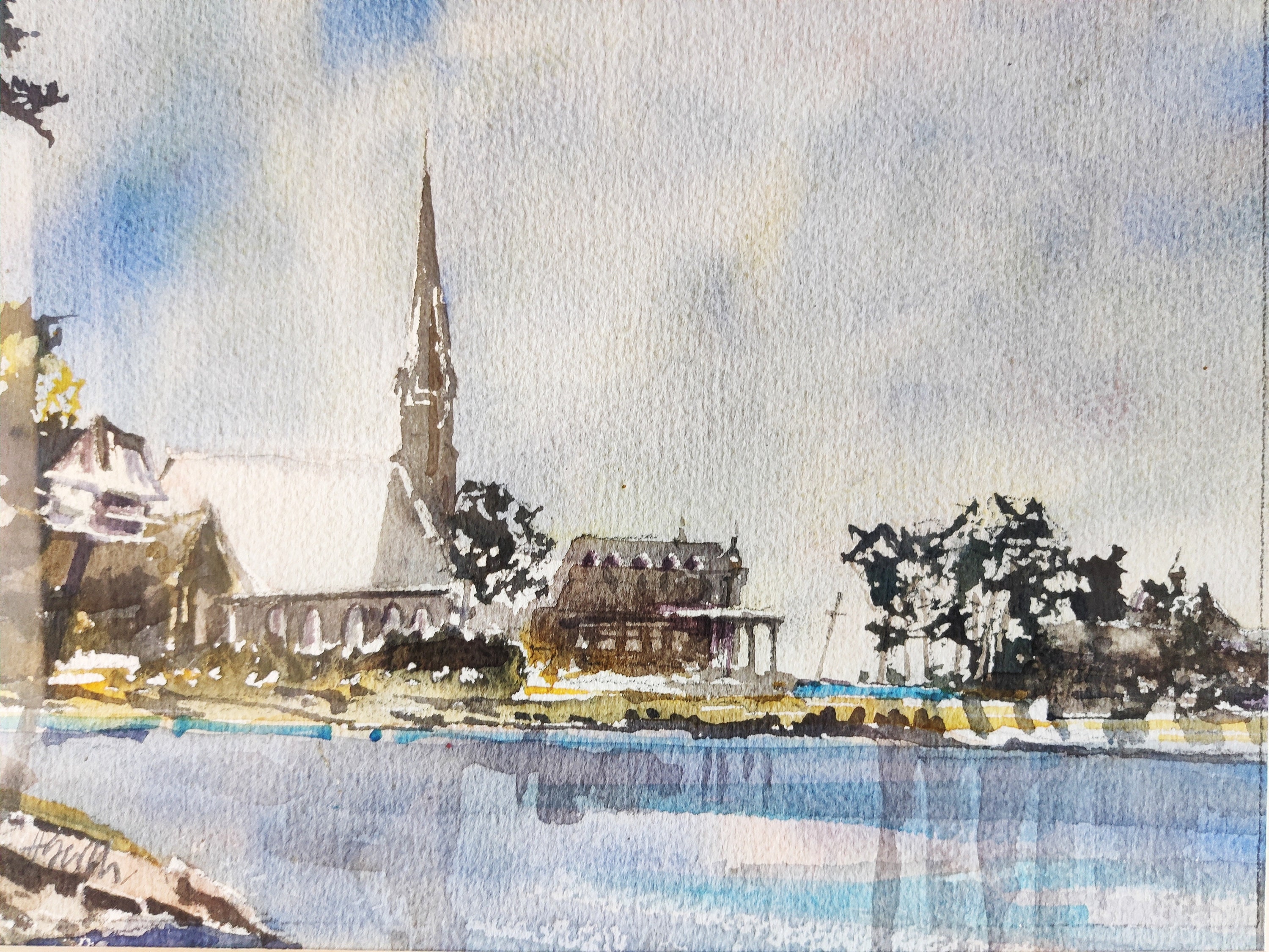 Helmut Gerth Watercolor Painting Original Art Canadian Art | Etsy