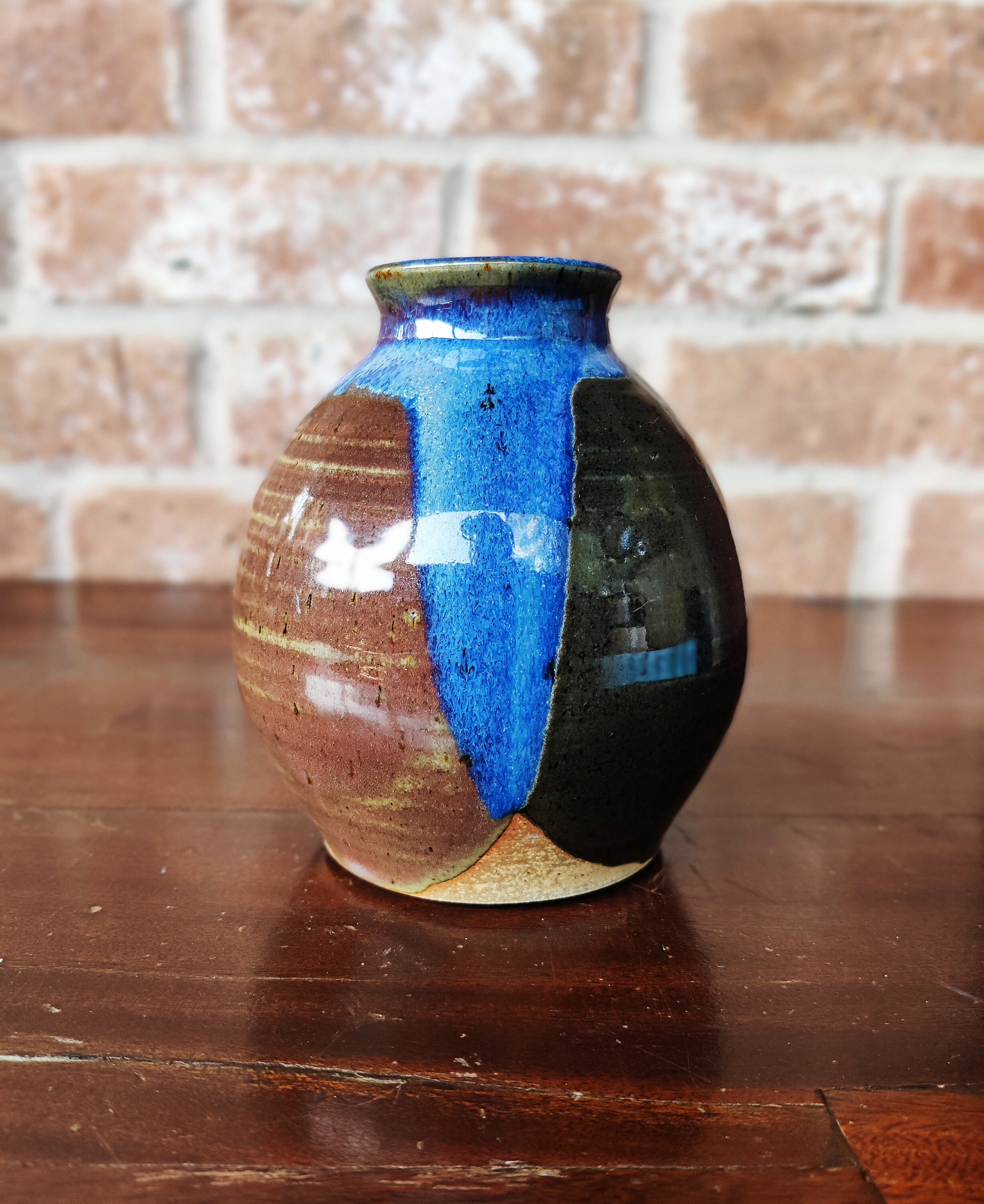 Studio Art Pottery Vase Original Art Art Pottery Vase Glazed - Etsy