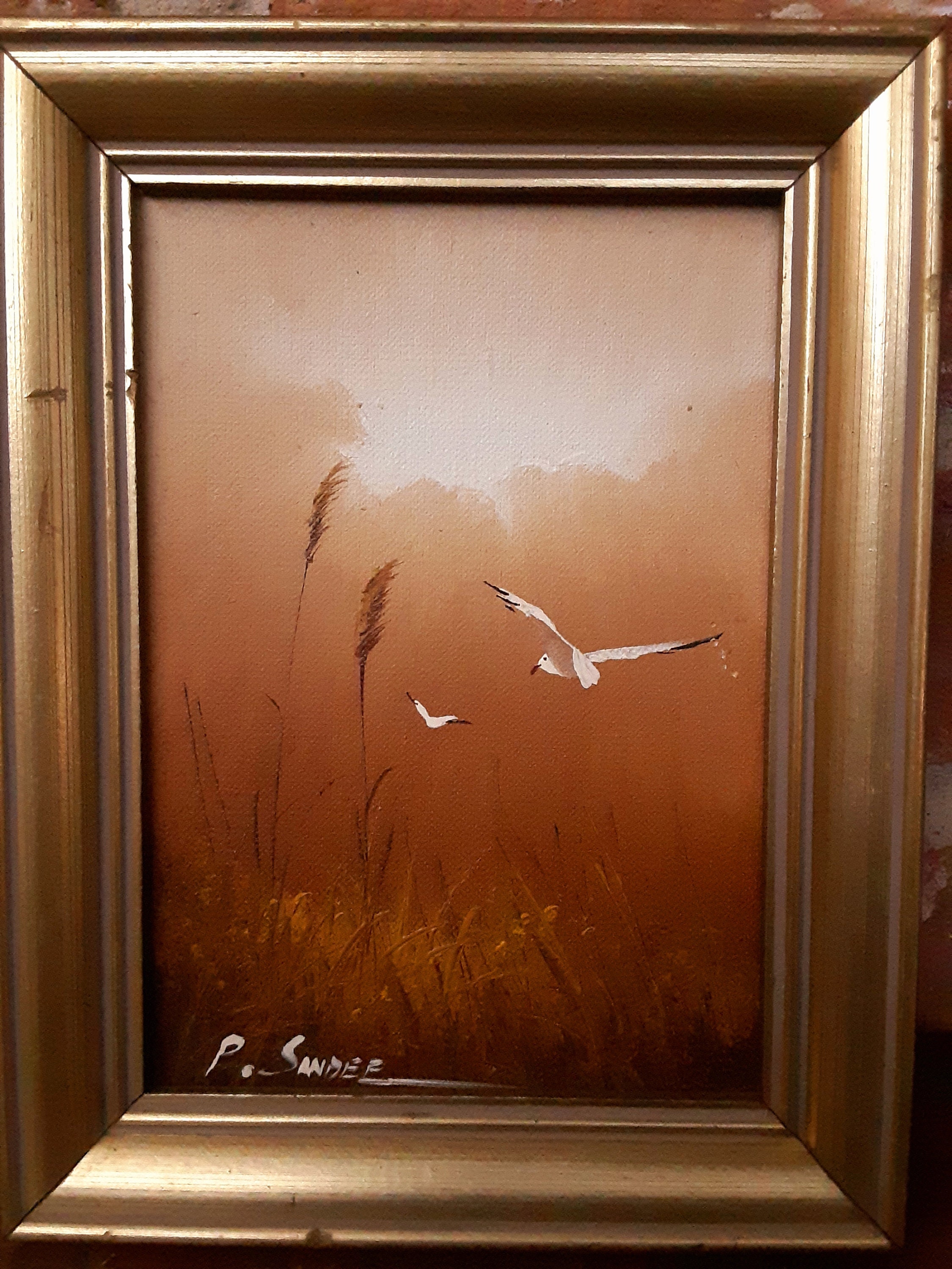 Original Philip Sandee Oil Painting - munimoro.gob.pe