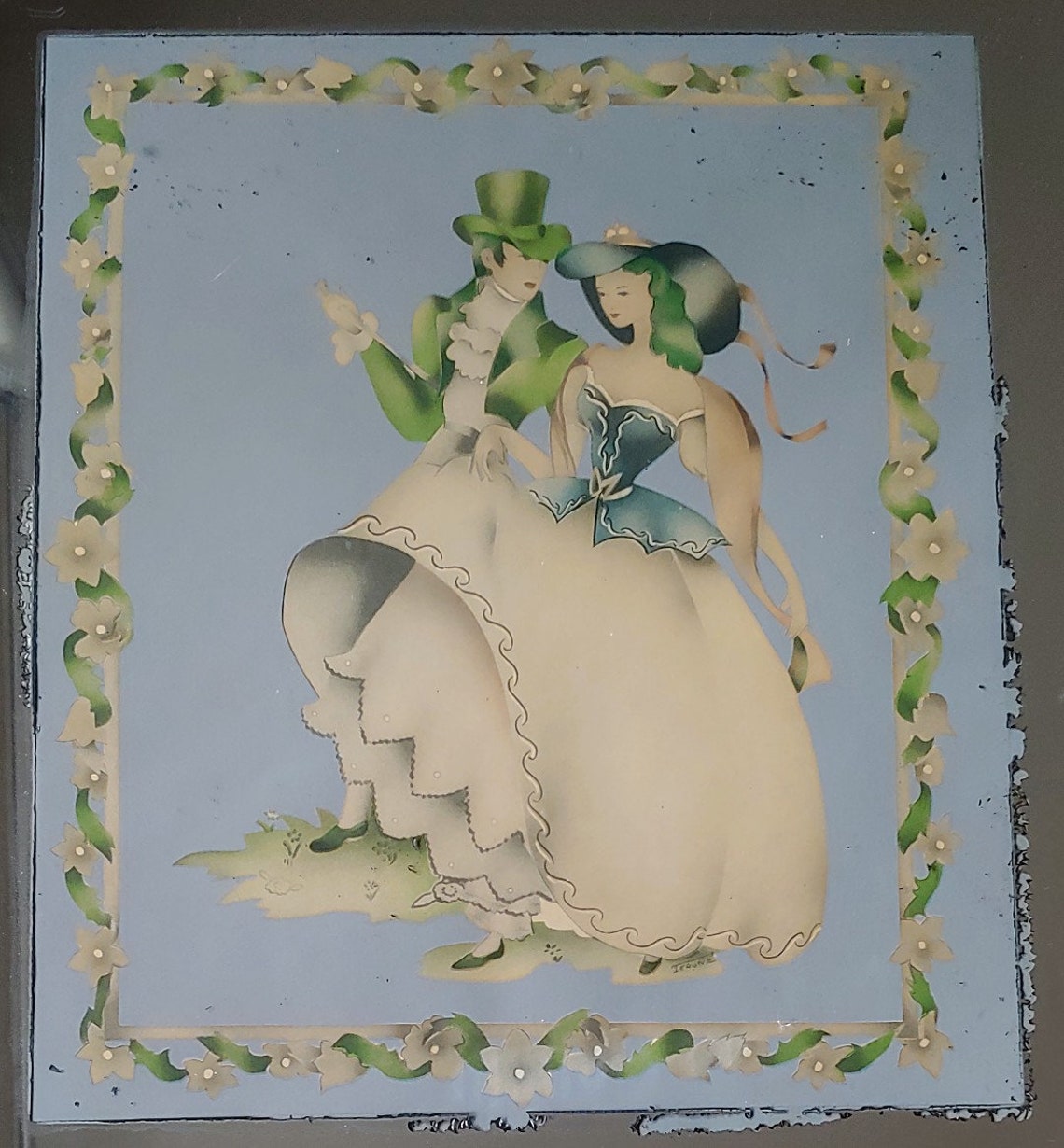 Alfred Terone Art Deco Mirrors Vintage Mirrors Terone | Etsy