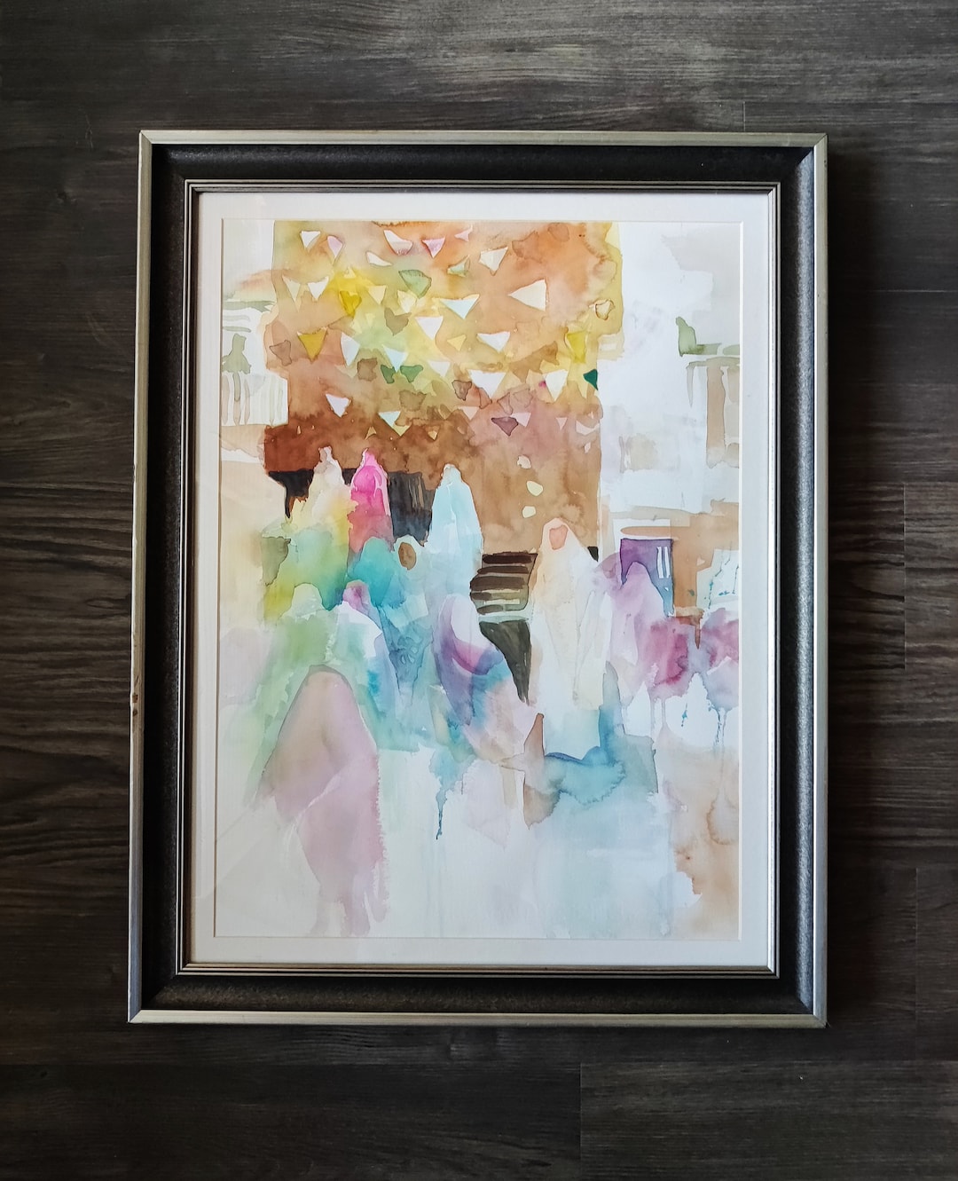 Norma Helm Webb Watercolor Painting Original Art Texas Art Abstract ...