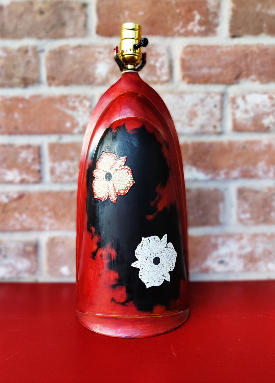 Maruni Lacquerware Table Lamp Made by Hand Occupied Japan - Etsy