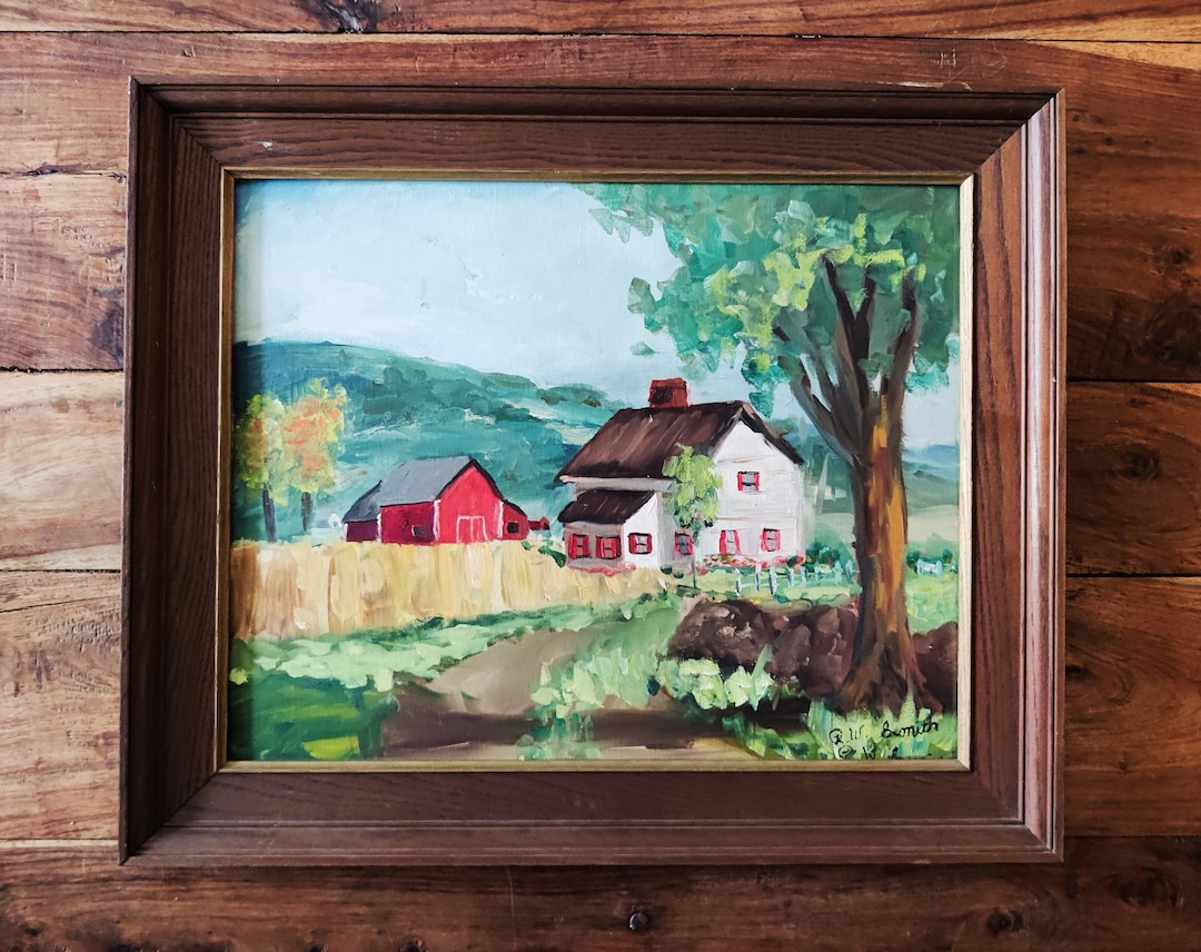 Antique Landscape Painting by R W Smith Original Art California Art ...