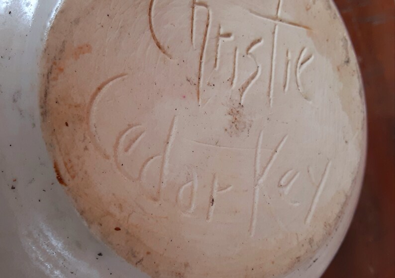 Cedar Key Pottery Bowl by Cathy Christie Cedar Key Pottery - Etsy