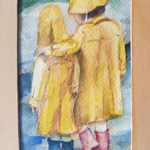 Vintage Watercolor Painting by Jeanie Stringfellow Original Art Vintage ...