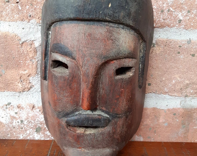 Antique Mexican Xantolo Mask Mexican Folk Art Xantolo Masks Chantolo ...