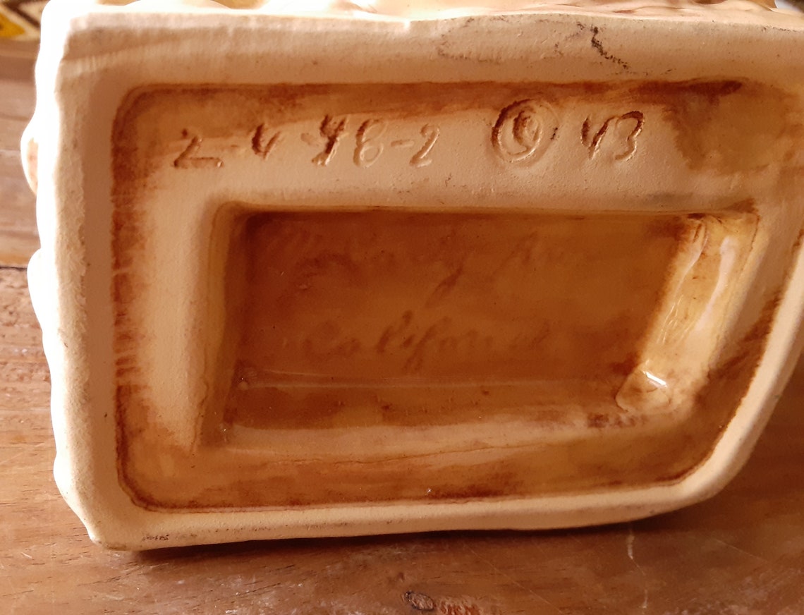 Mccarty Brothers Pottery Planter Mccarty Brothers California | Etsy