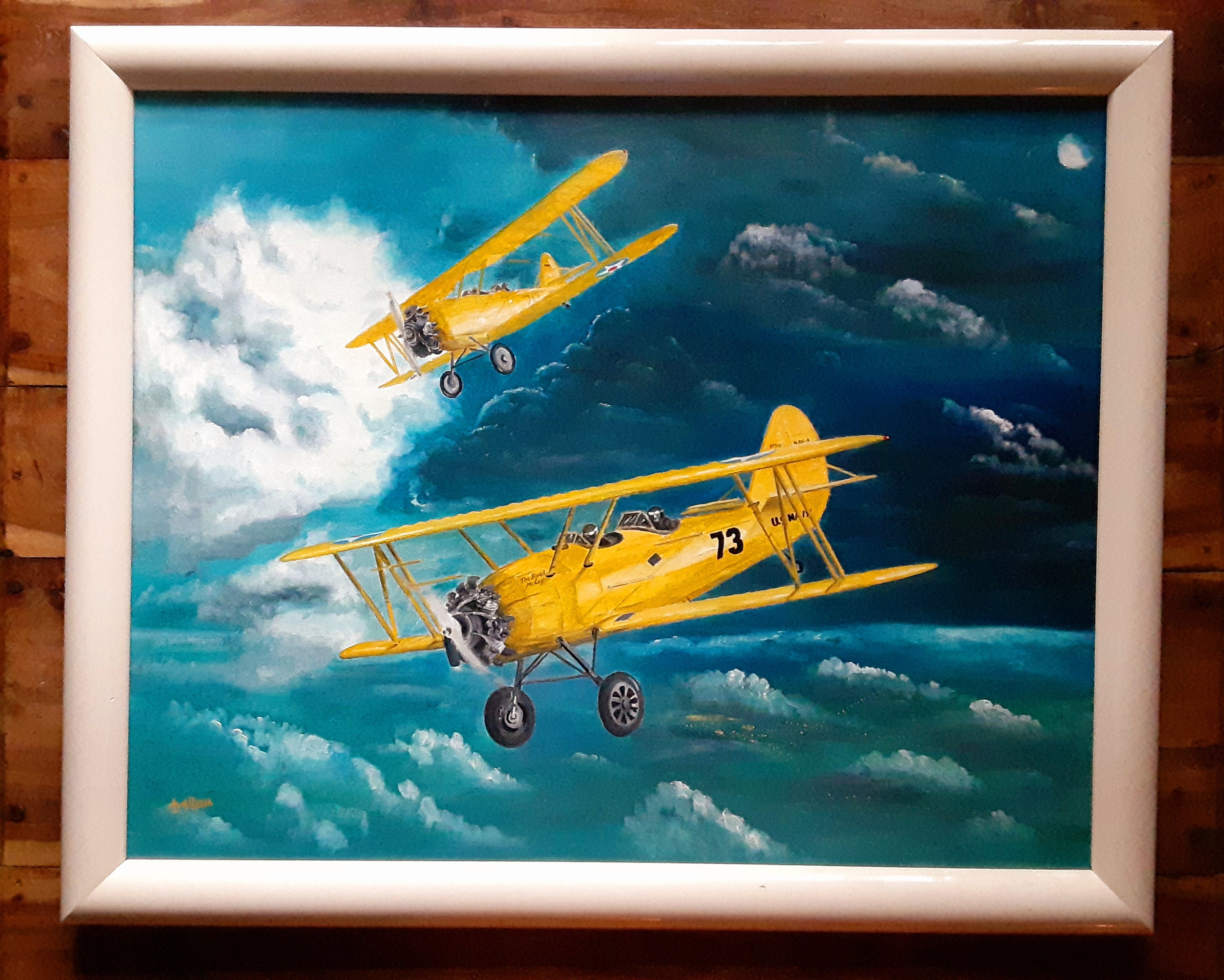 Biplane Painting