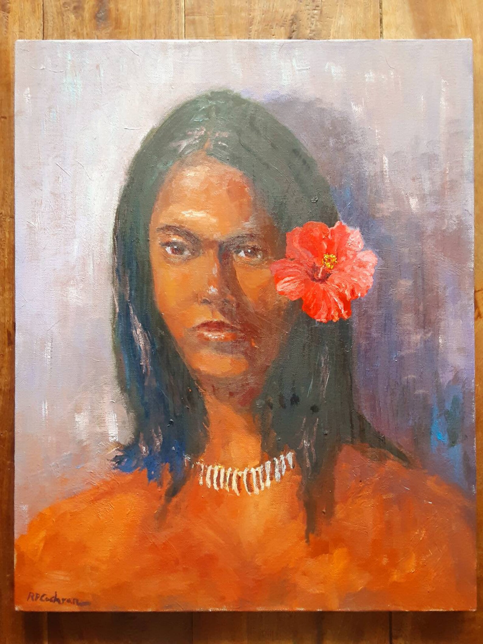 R P Cochran Oil Painting Texas Art Polynesian Art Hawaiian - Etsy