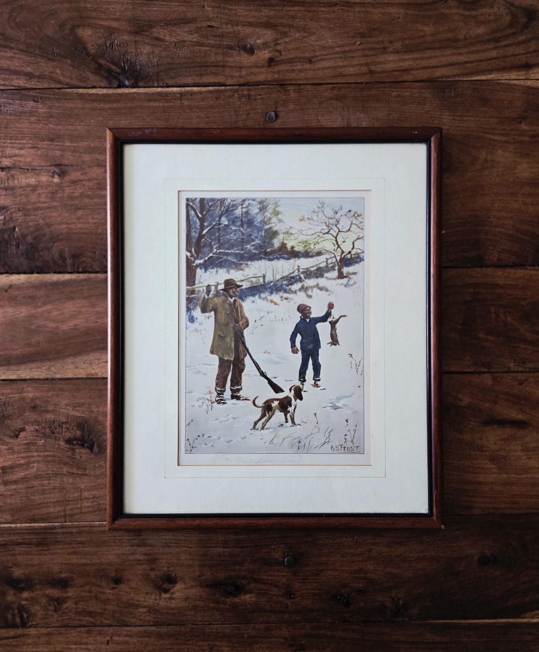 Arthur Burdett Frost Hand Colored Print Hunting Prints Antique ...