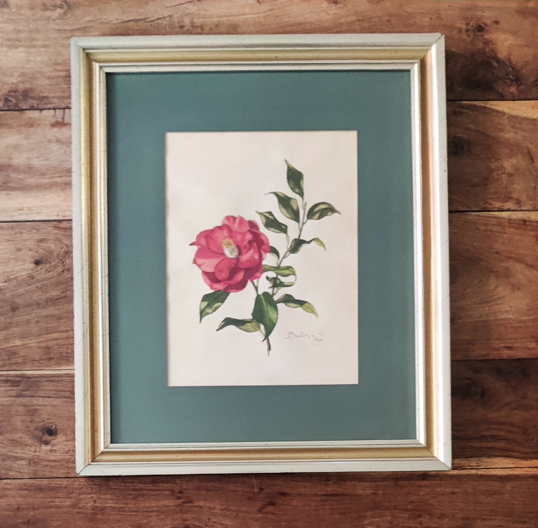 Vintage Watercolor Painting by Shuler Original Art Mid Century Art ...