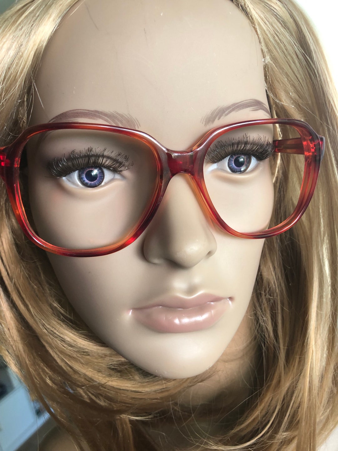 Red Eyeglass Frames. Made in China. New Vintage. NOS - Etsy