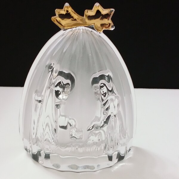 Crystal Nativity Scene - Etsy
