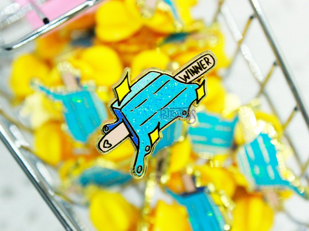Popsicle Protagonist Winner Enamel Pin - Etsy