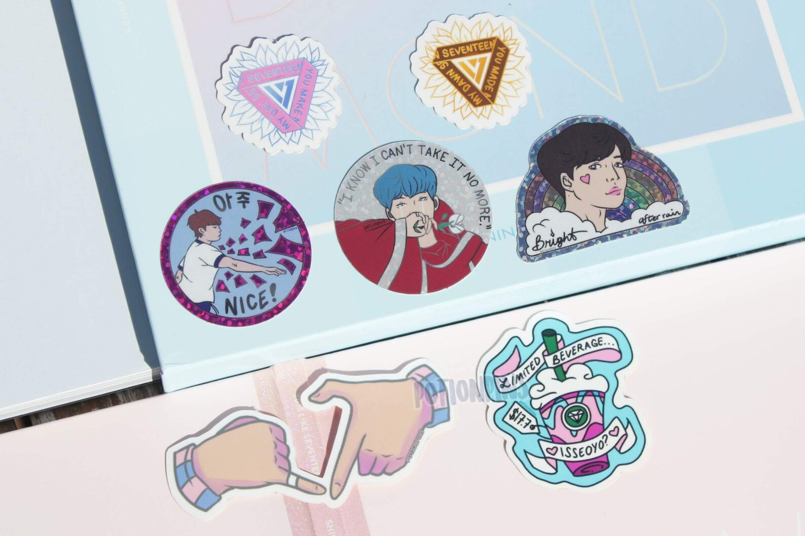 SEVENTEEN Vinyl Sticker Variety Pack Available in Singles - Etsy