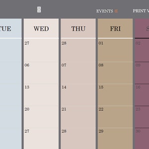 Event Calendar, Yearly Calendar, Monthly Calendar, Weekly Calendar ...