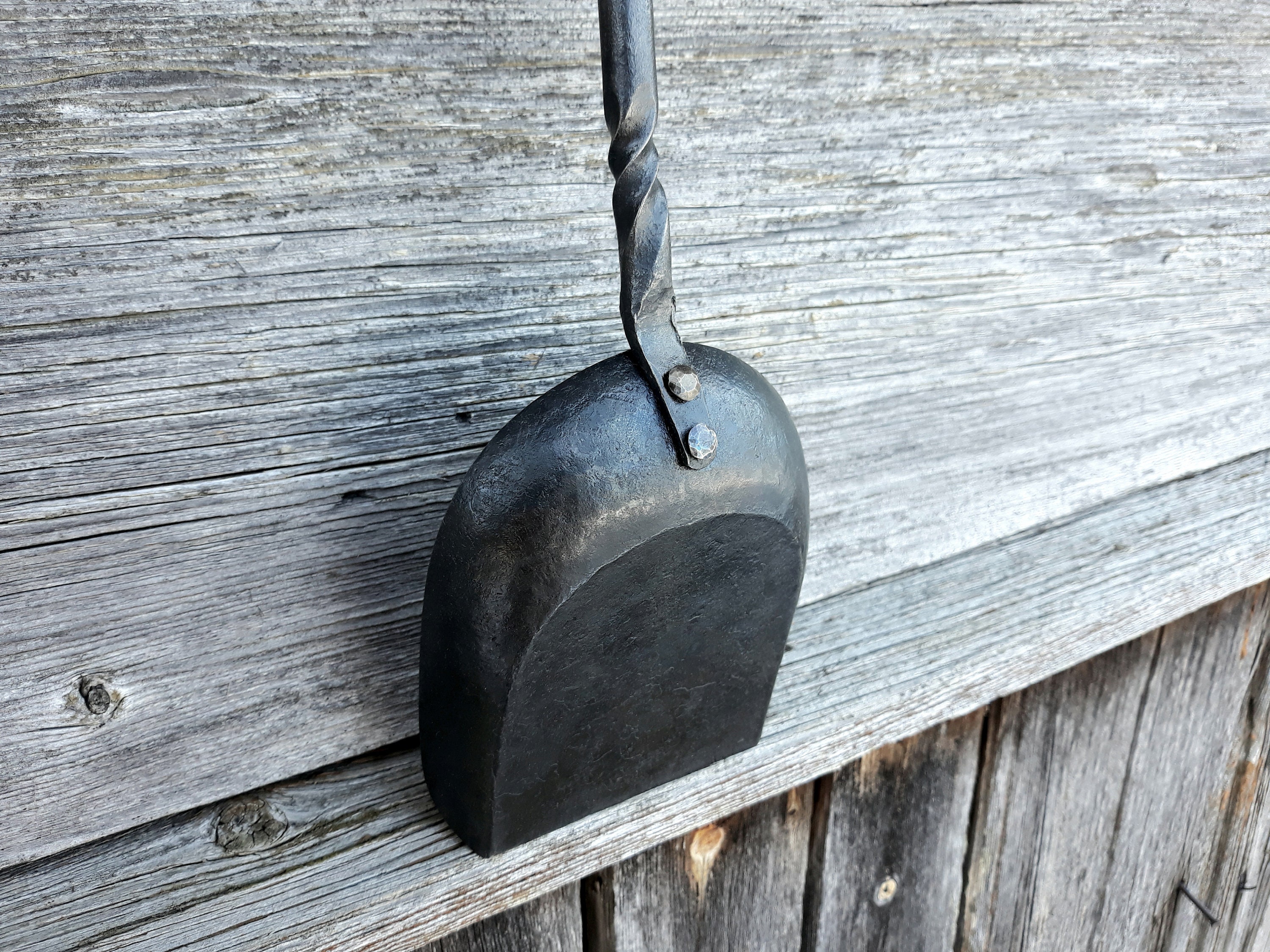 Hand Forged Fire Place Shovel Fireplace Tools Wrought Ash | Etsy