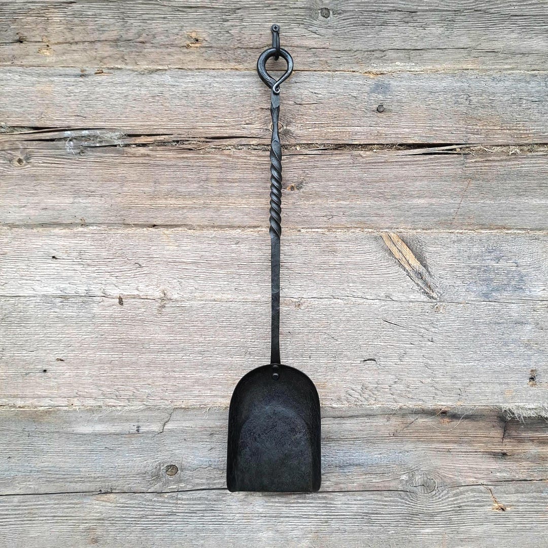 Hand-forged Ash Shovel for Fireplace & Wood Stove | 22.5 in ( 56cm ) - Etsy
