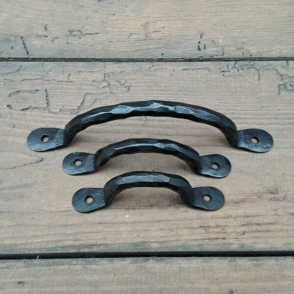 Wrought Iron Cabinet Pulls - Etsy