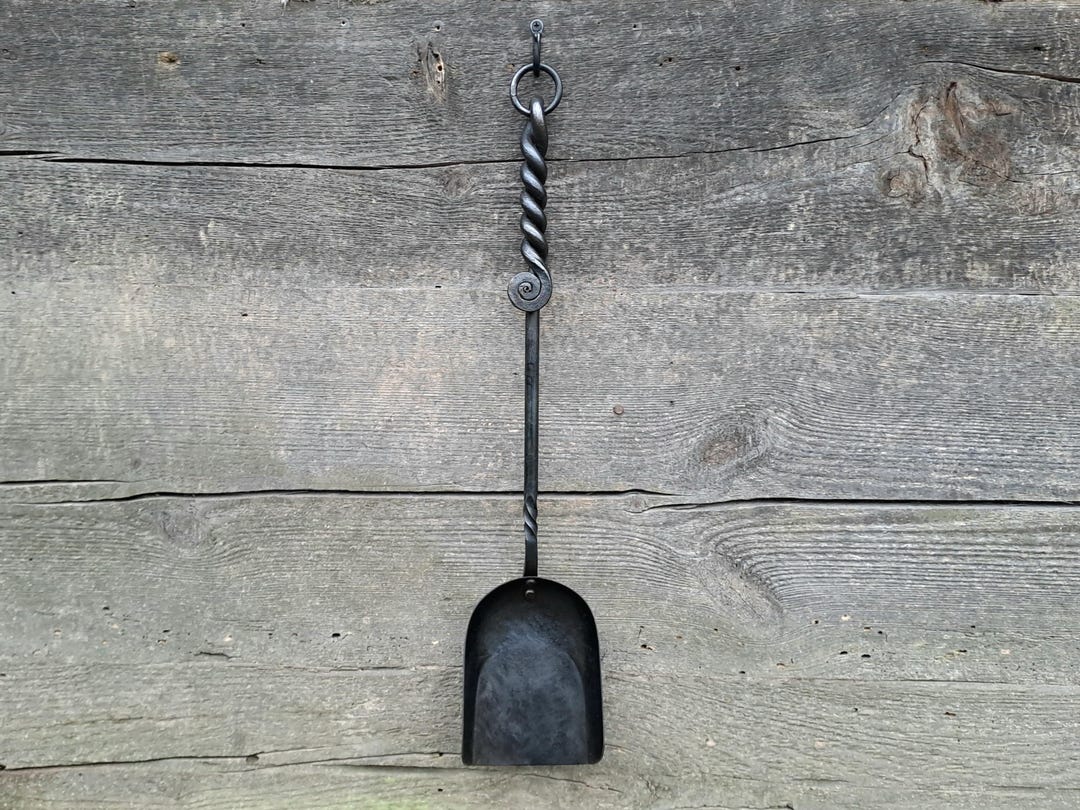 Hand-forged Ash Shovel for Fireplace & Wood Stove | 3 Sizes 22–36 in ...
