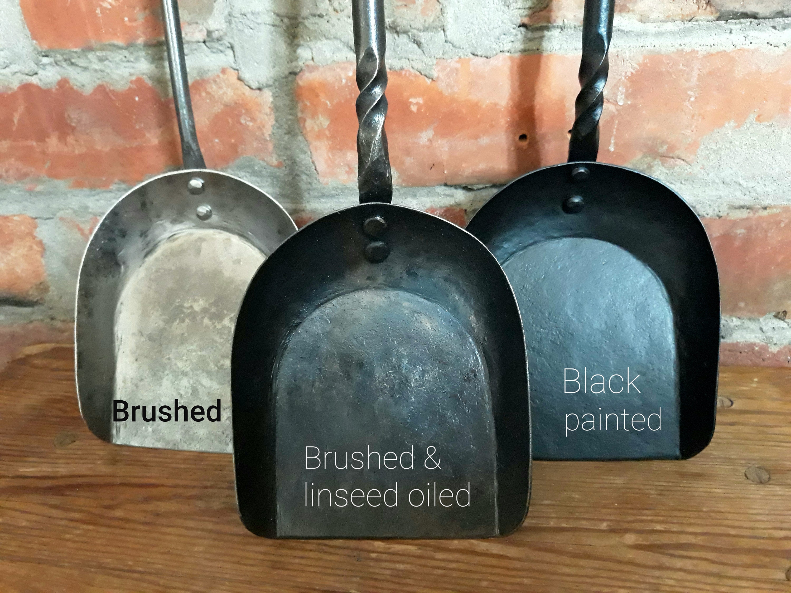 Hand Forged Fire Place Shovel Fireplace Tools Wrought Ash | Etsy