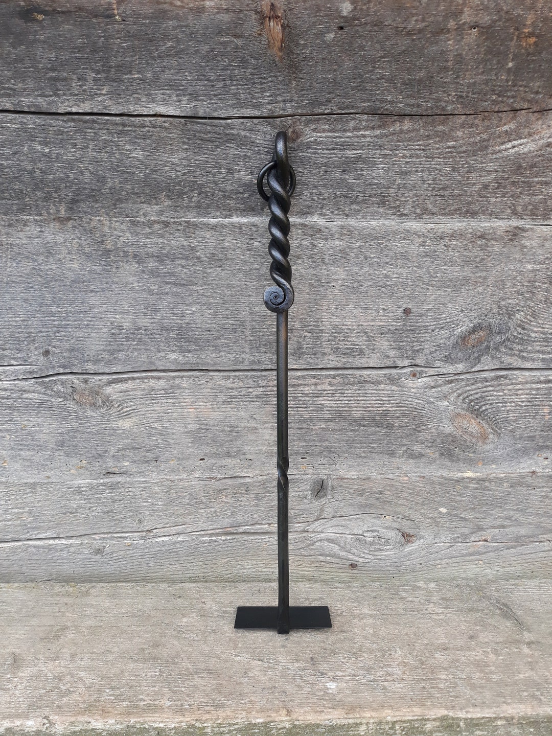 Hand-forged Ash Rake for Fireplace & Wood Stove | 3 Sizes: 22-35 in ...