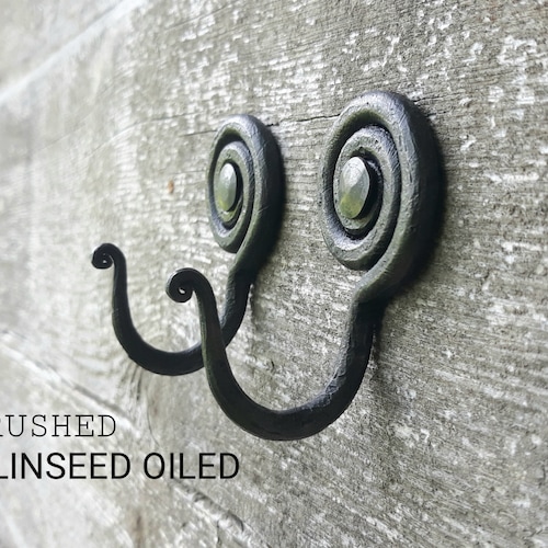 Hand Forged Wall Hook - Etsy