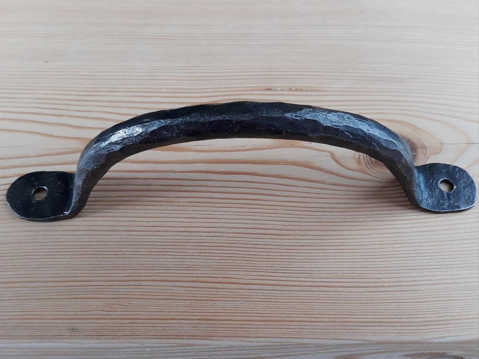 Hand Forged Iron Cabinet Handle Wrought Drawer Pull Rustic - Etsy