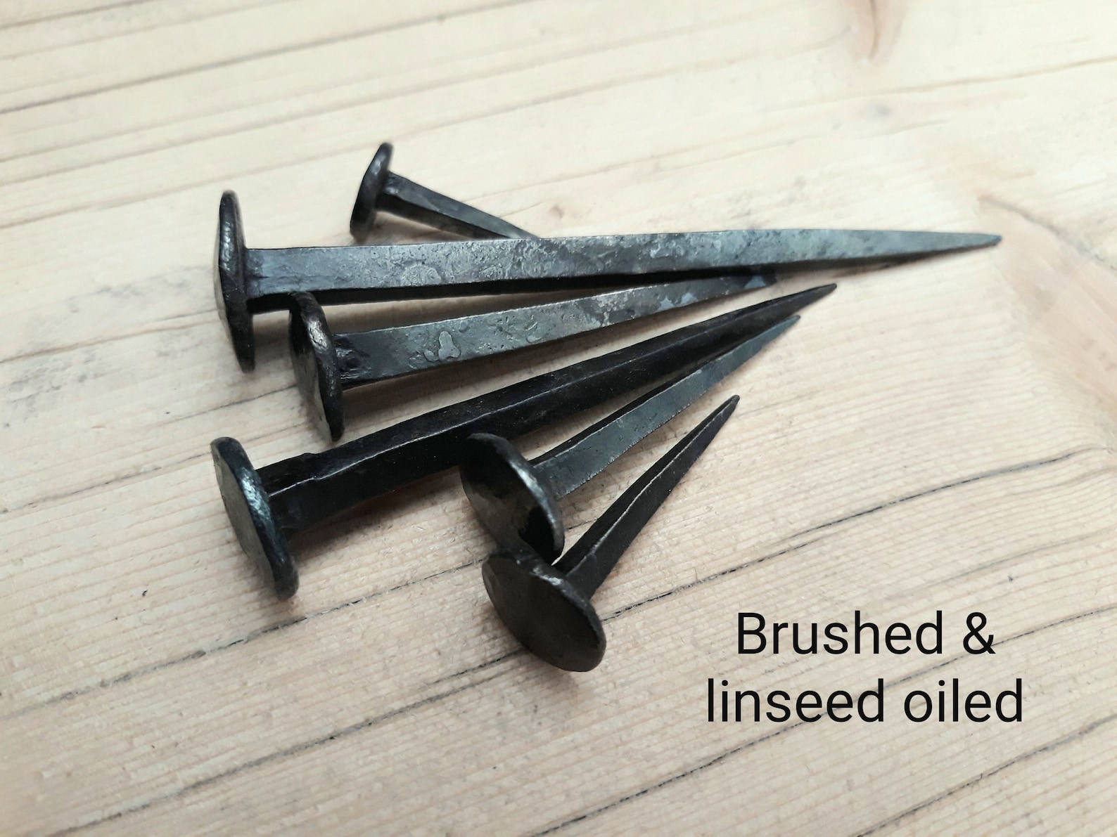 Hand Forged Iron Nails Different Sizes Rustic Farmhouse Style - Etsy ...