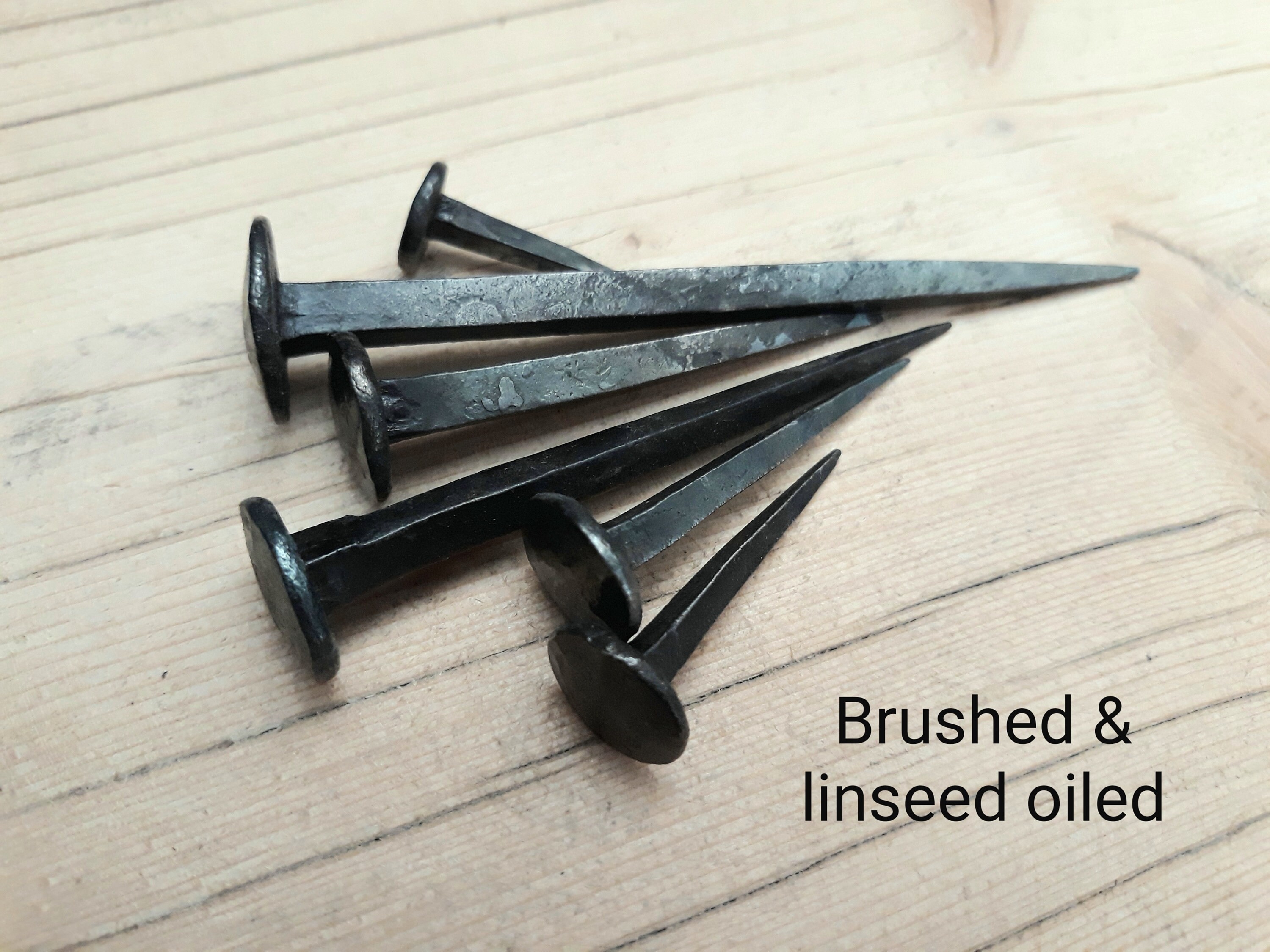 Hand Forged Iron Nails Different Sizes Rustic Farmhouse Style | Etsy Canada