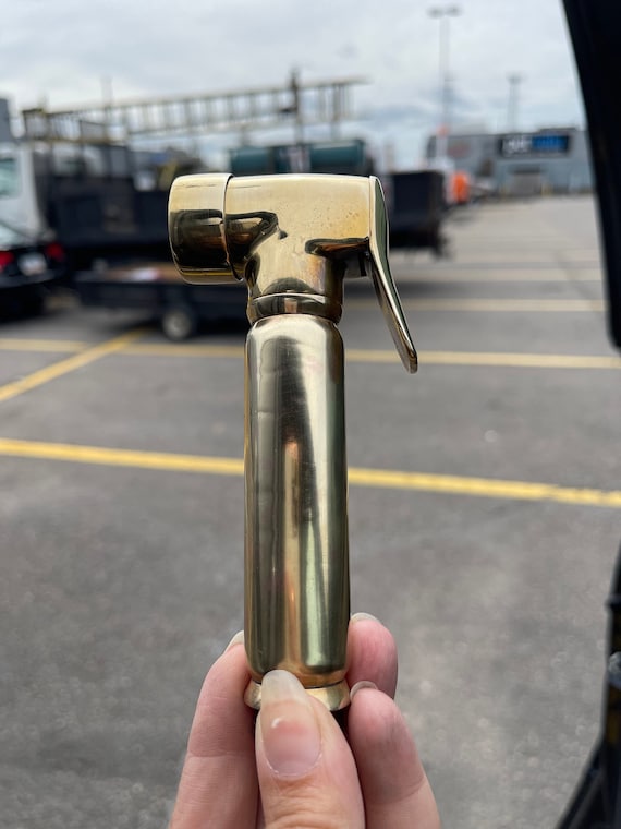 Solid Brass Hand Sprayer With Head Sprayer Faucet | Etsy