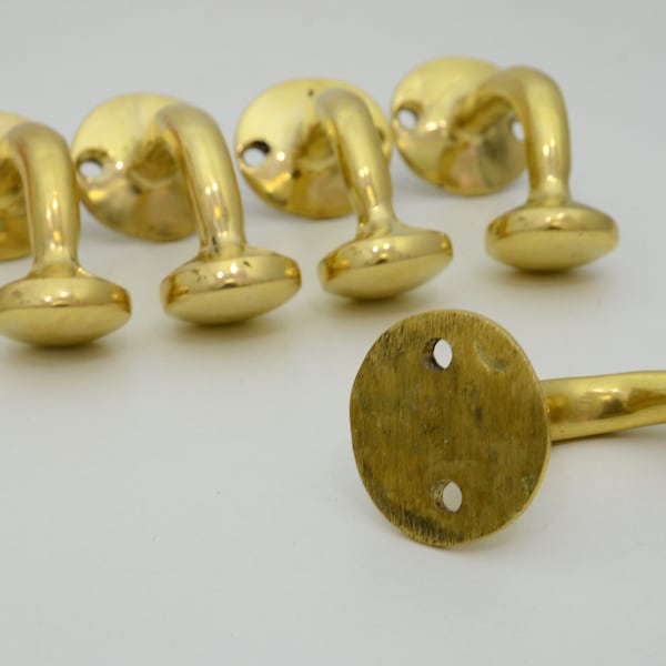 Solid Brass Hooks - Etsy