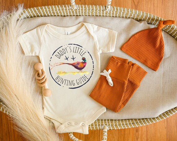 Daddy's Little Hunting Guide Baby Onesie® Pheasant - Etsy