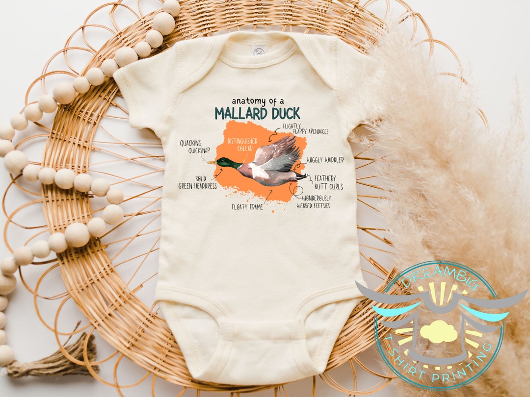Duck Hunting Onesie® Anatomy of A Duck, Duck Hunter, Daddy's Little ...