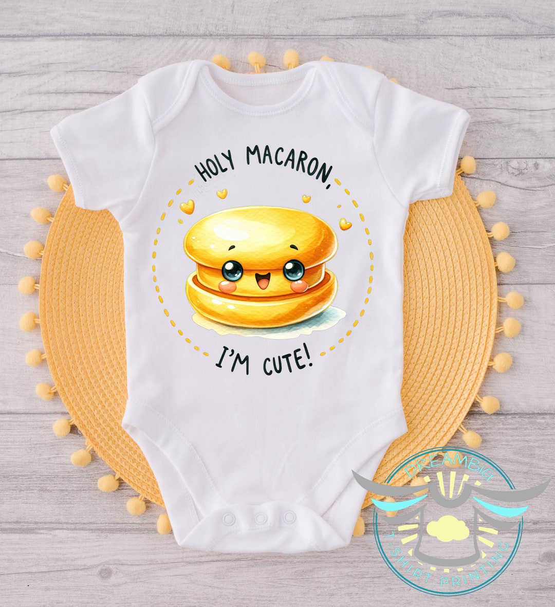 Holy Macaron I'm Cute Baby Onesie® Cute Baby Clothes, Unique Baby ...