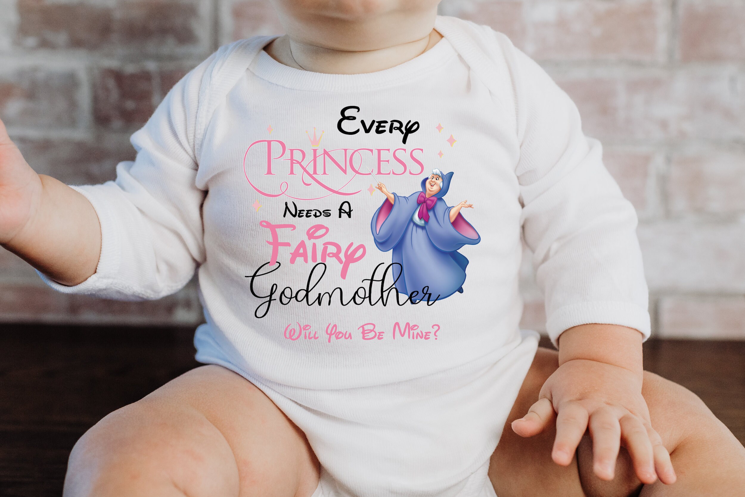 Every Princess Needs A Fairy Godmother Will You Be Mine Baby - Etsy