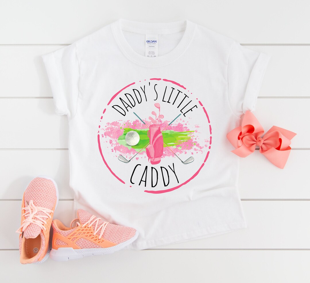 Daddy's Little Caddy Shirt, Golf Shirt, Lil Caddy Shirt, Cute Girls ...