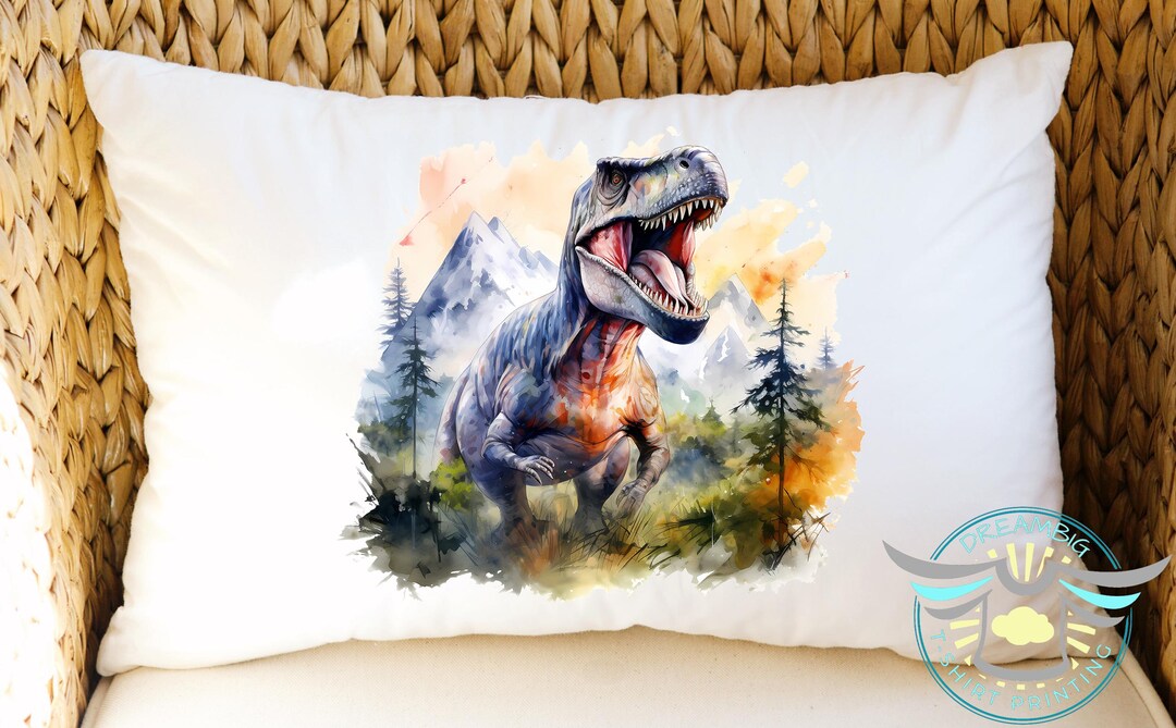 Personalized Pillowcase, T Rex Dinosaur Pillowcase, Kids Name ...