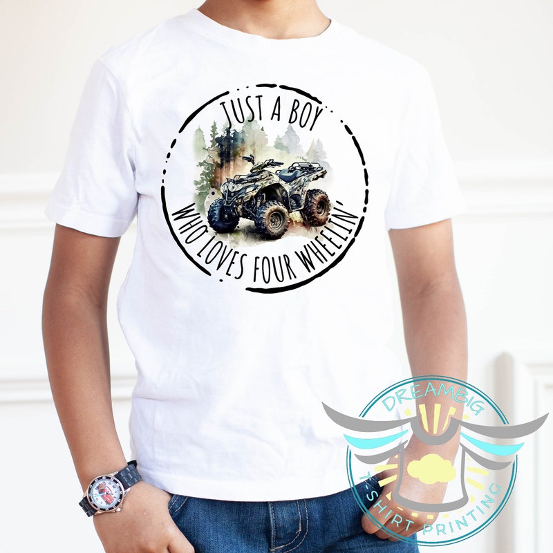 Kids Graphic Tees Atv - Etsy