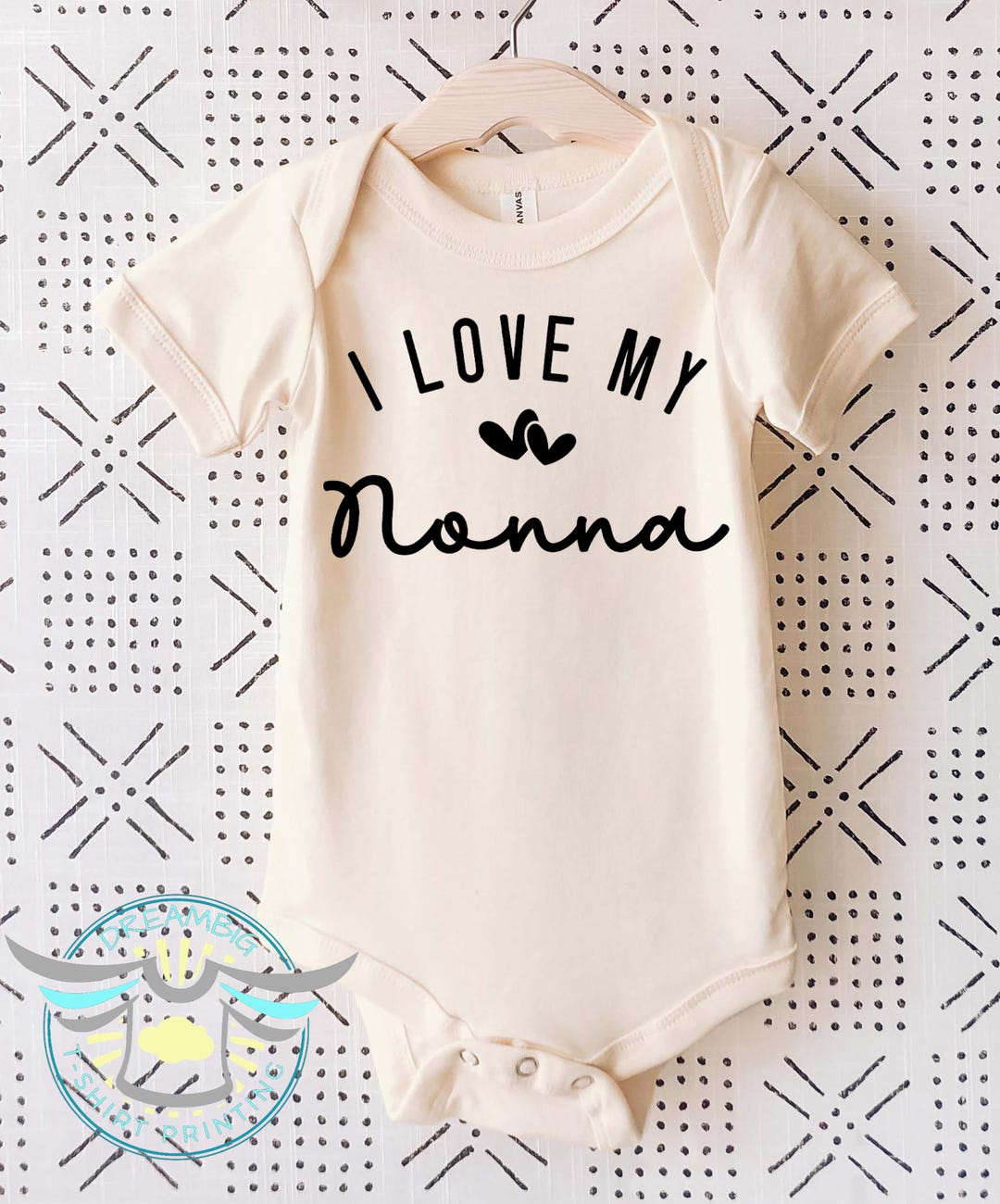 I Love My Nonna Baby Onesie® Nonna Baby Outfit, Italian Grandmother, Grandma, Baby Announcement ...