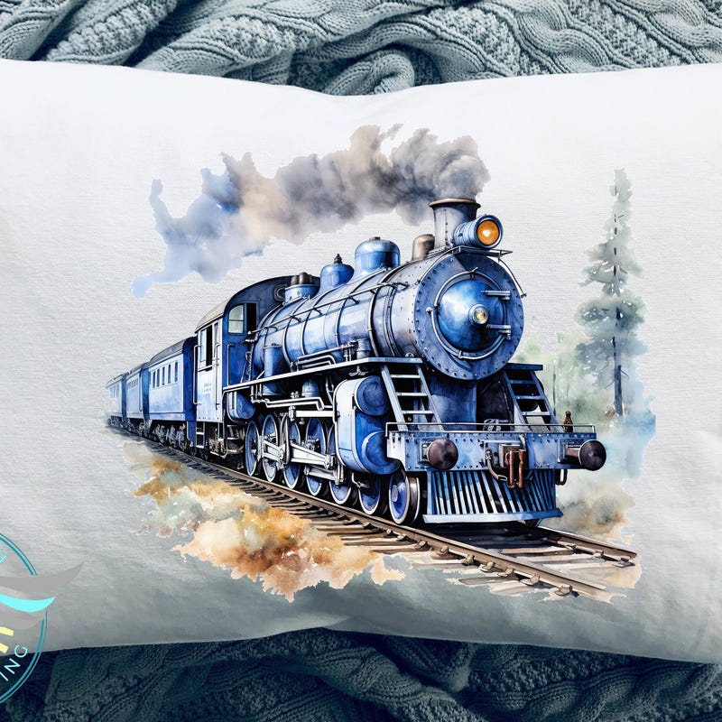 Train Pillow - Etsy