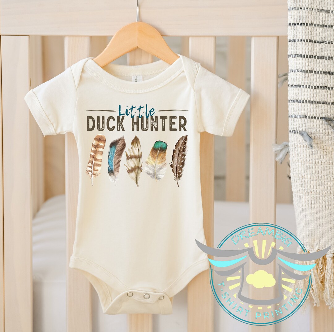 Duck Hunter Onesie® Little Duck Hunter, Feathers, Gone Huntin' Onesie ...