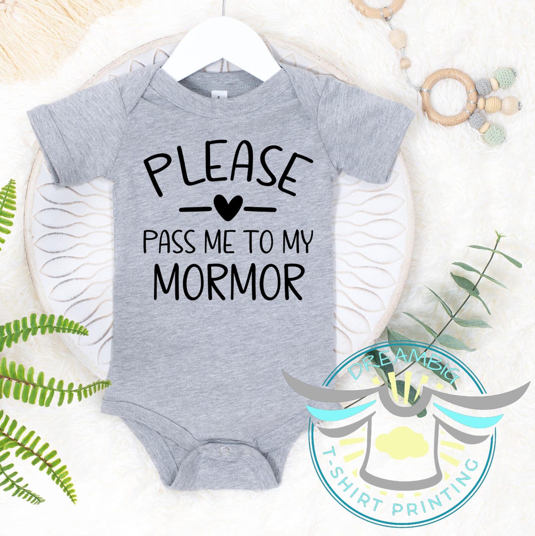 Swedish Baby Onesie® Please Pass Me to My Mormor, Swedish Grandmother ...