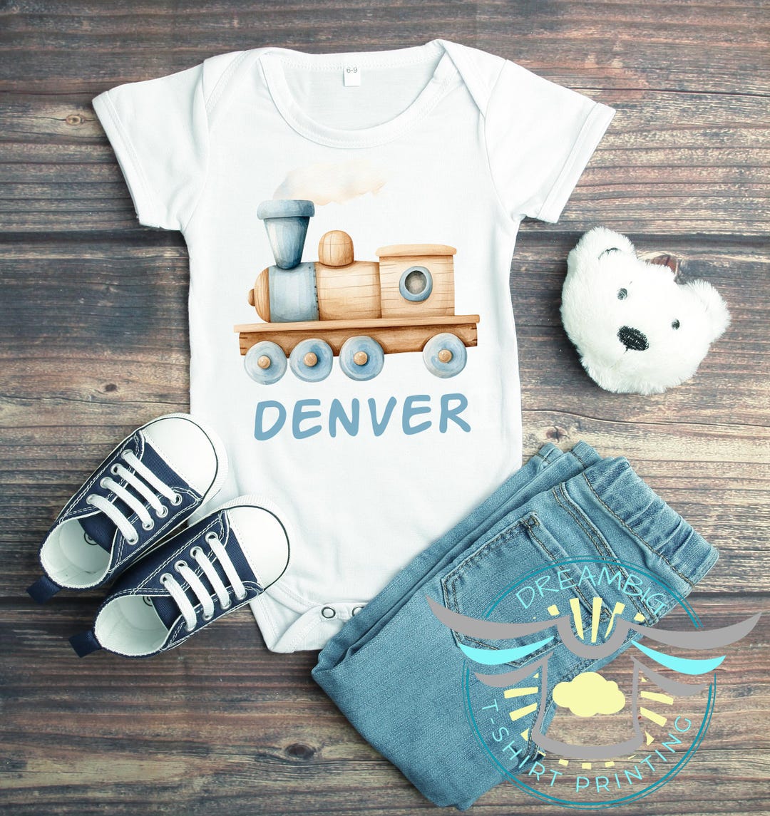 Personalized Train Baby Onesie®: Future Conductor Outfit - Etsy