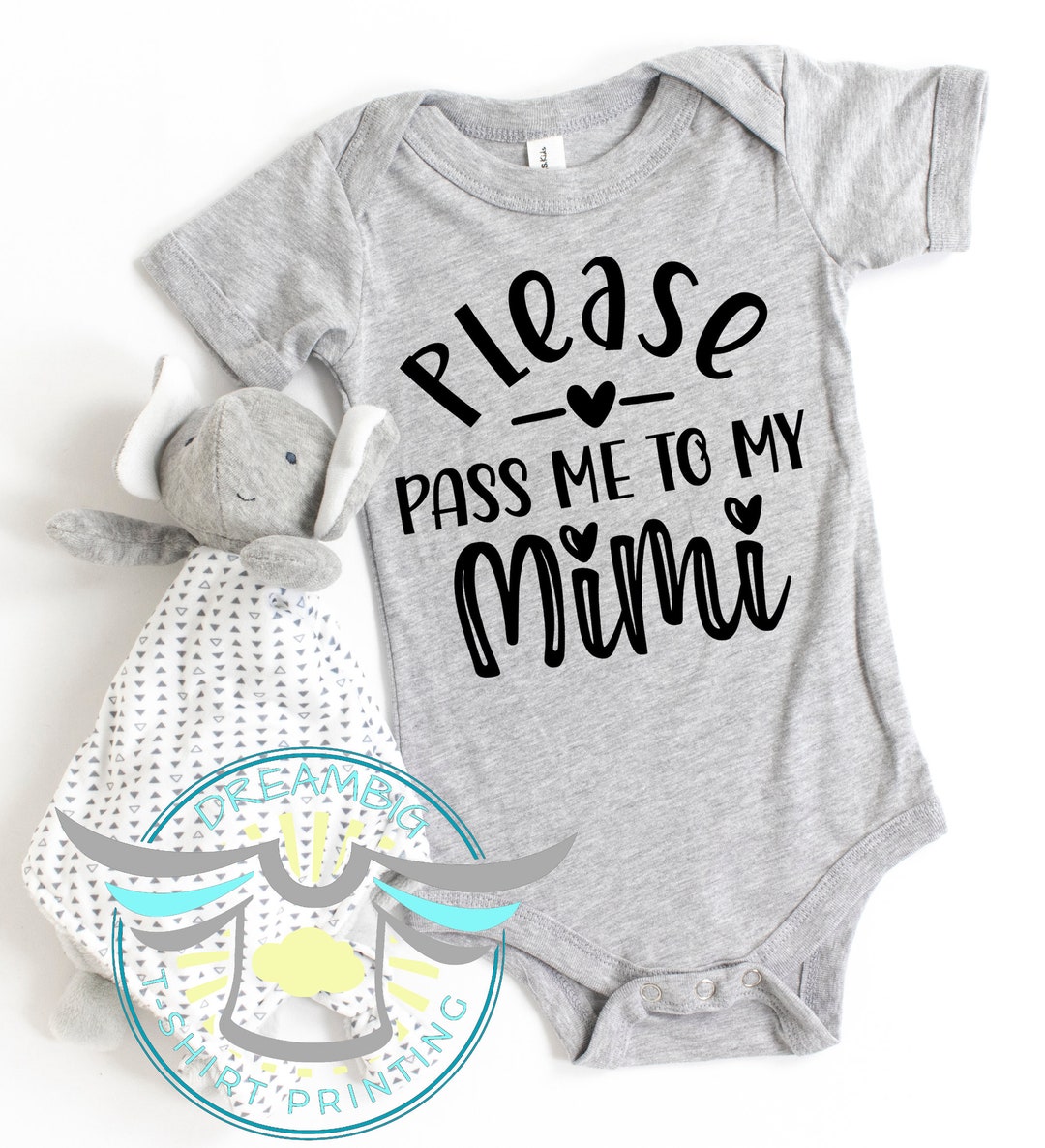 Mimi Baby Onesie® Please Pass Me to My Mimi Baby Onesie® Grandmother ...